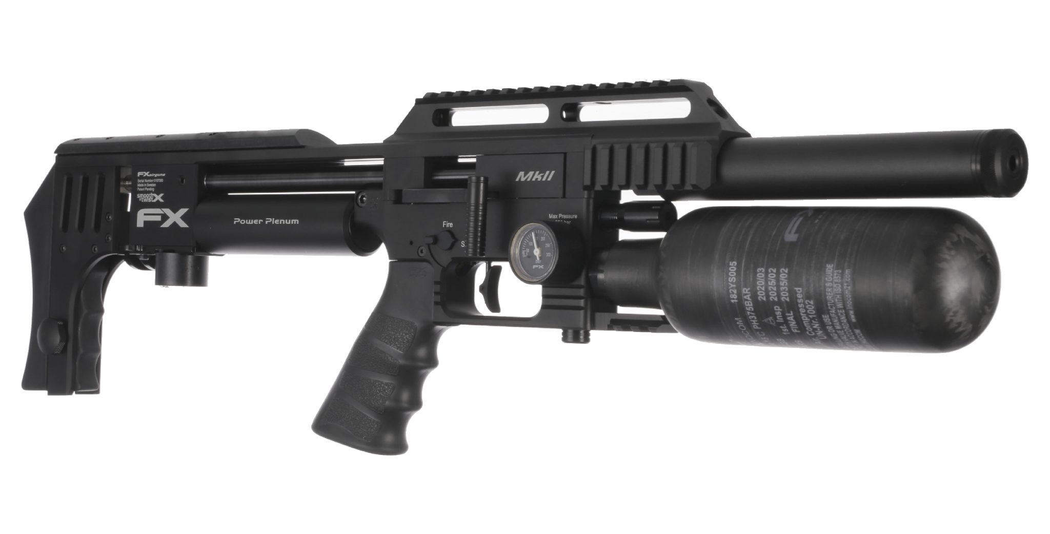 Vzduchovka FX Impact MKII Compact, Power Plenum, black 6,35mm | Armysoft.sk
